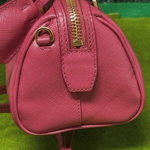 Prada | Bags | Prada Safiano Lux Mini Peonia | Poshmark